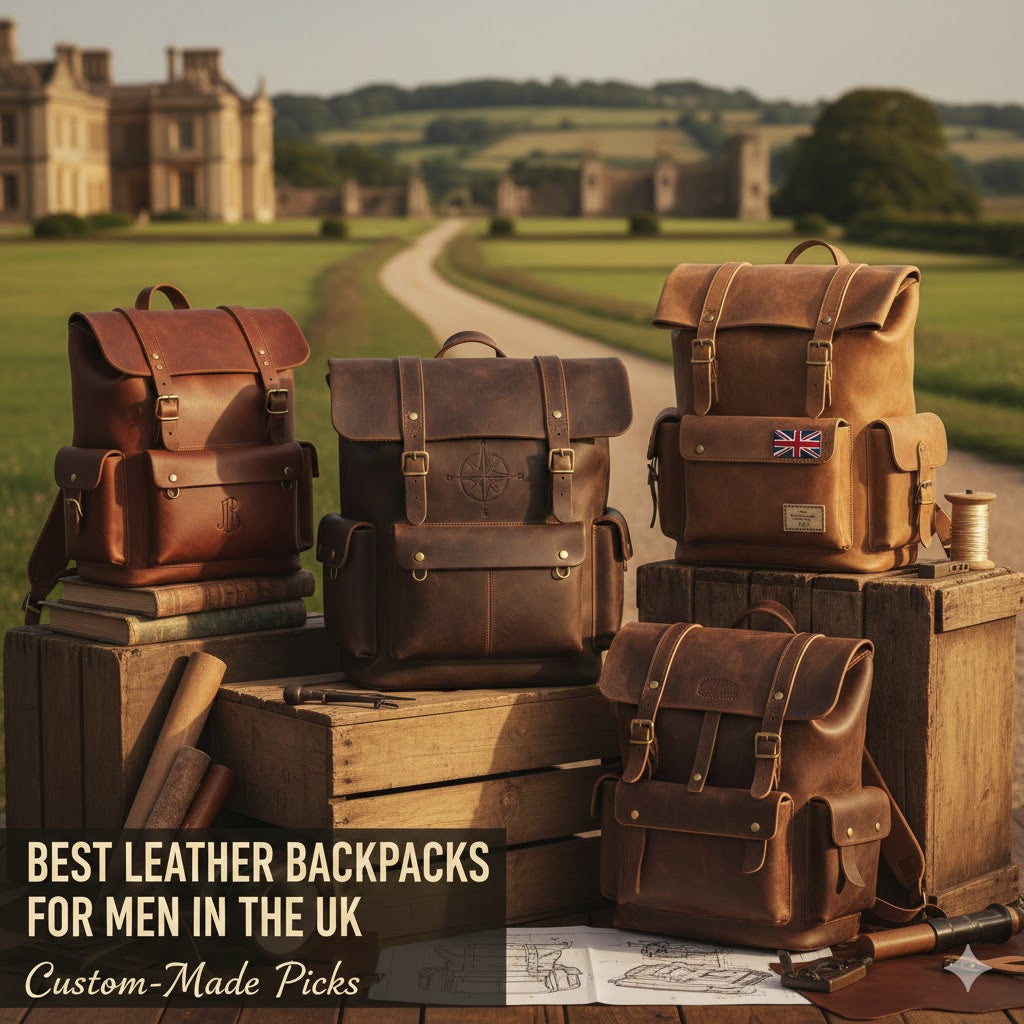 Best Leather Backpacks for Men in the UK: Custom-Made Picks