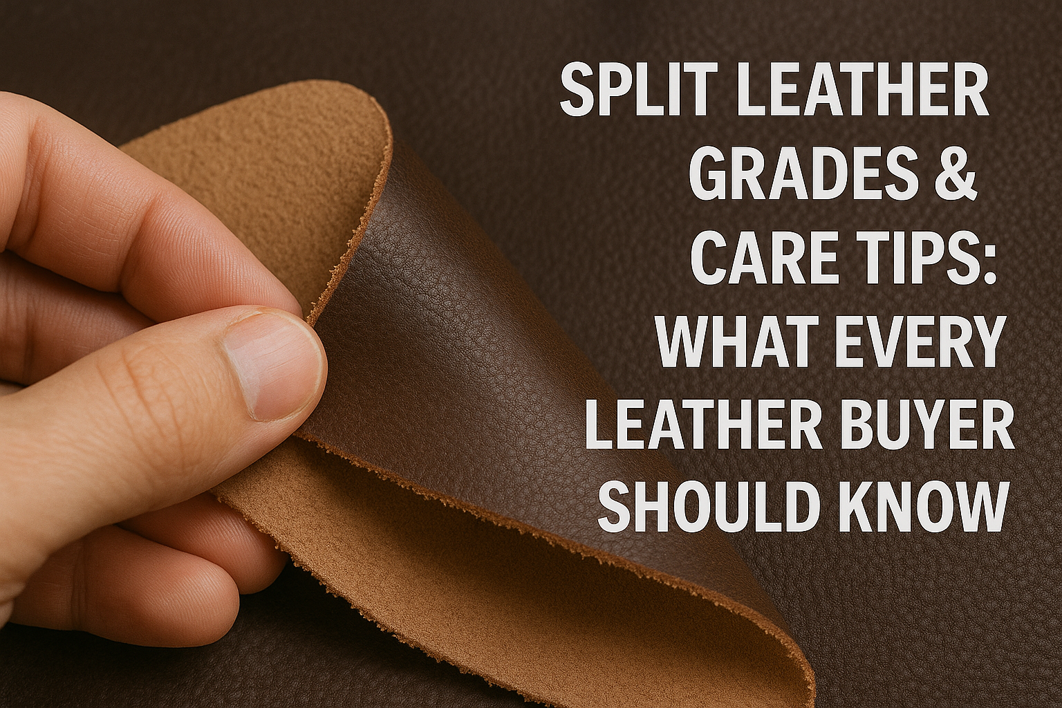 Split Leather Grades & Care Tips: What Every Leather Buyer Should Know