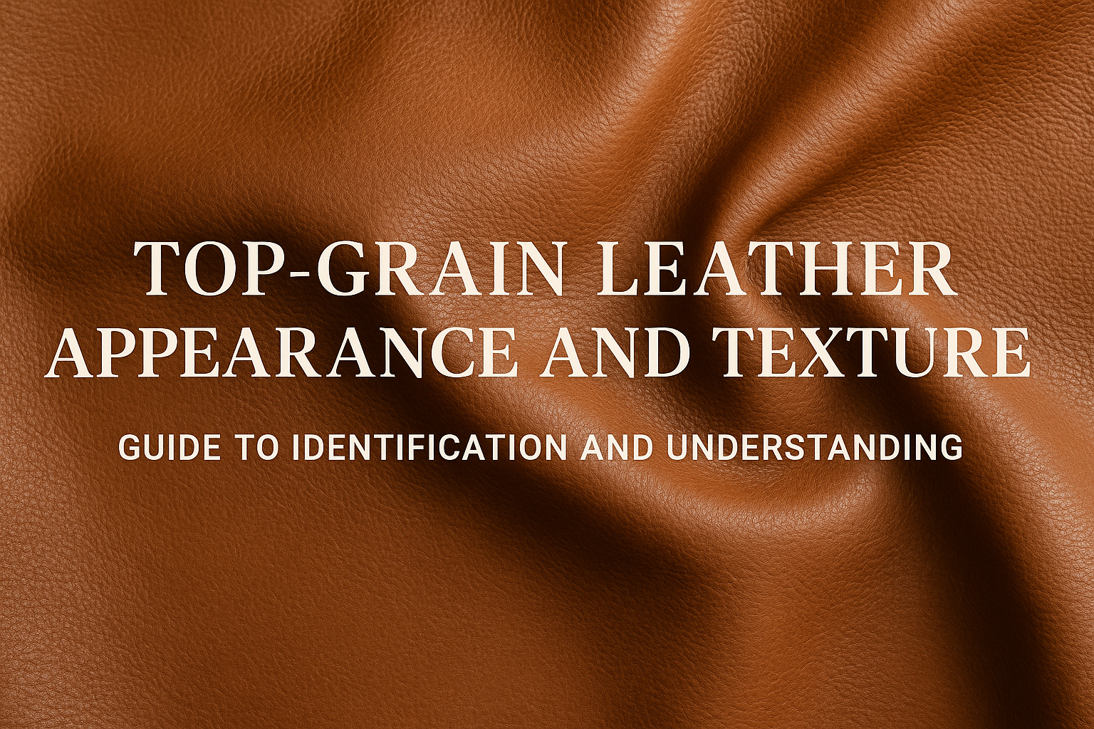 Top-Grain Leather Appearance and Texture: Guide to Identification and