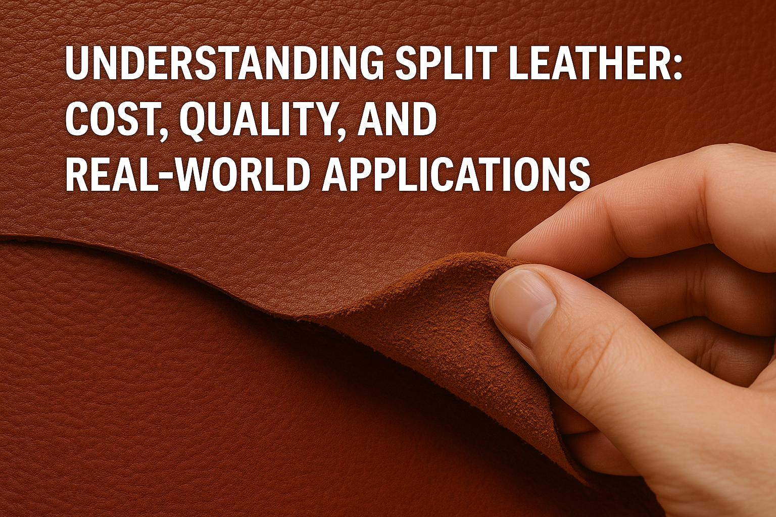 Understanding Split Leather: Cost, Quality & Real-World Applications