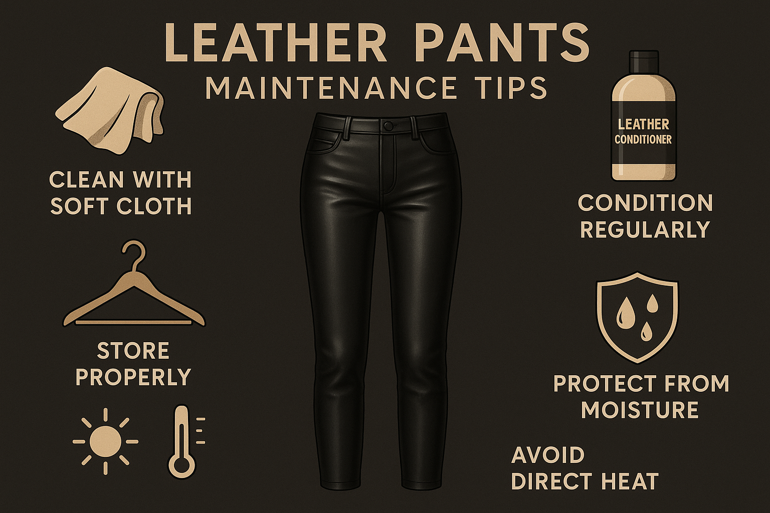 Leather Pants Maintenance Tips for Long-Lasting Style